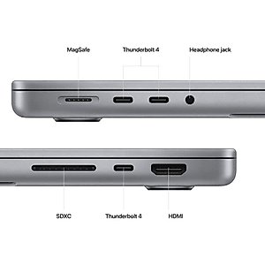 Apple MacBook Pro 14.2" with Liquid Retina XDR Display, M2 Max Chip with 12-Core CPU and 30-Core GPU, 64GB Memory, 1TB SSD, 96W USB-C Power Adapter, Space Gray , Early 2023