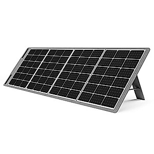 AFERIY Protable Solar Panels 200 Watt for Solar Generator with Kickstand, Foldable Mono Cell Solar Charger with USB DC Outputs for Phones Camera, (AF-S200)