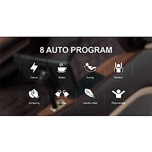 Titan AmaMedic Hilux | 4D MassageChair | Heated Back Roller Massage | SL-Track | Specialized 18 Airbags| Automatic Extendable Footrest up to 7.1”" (Black)