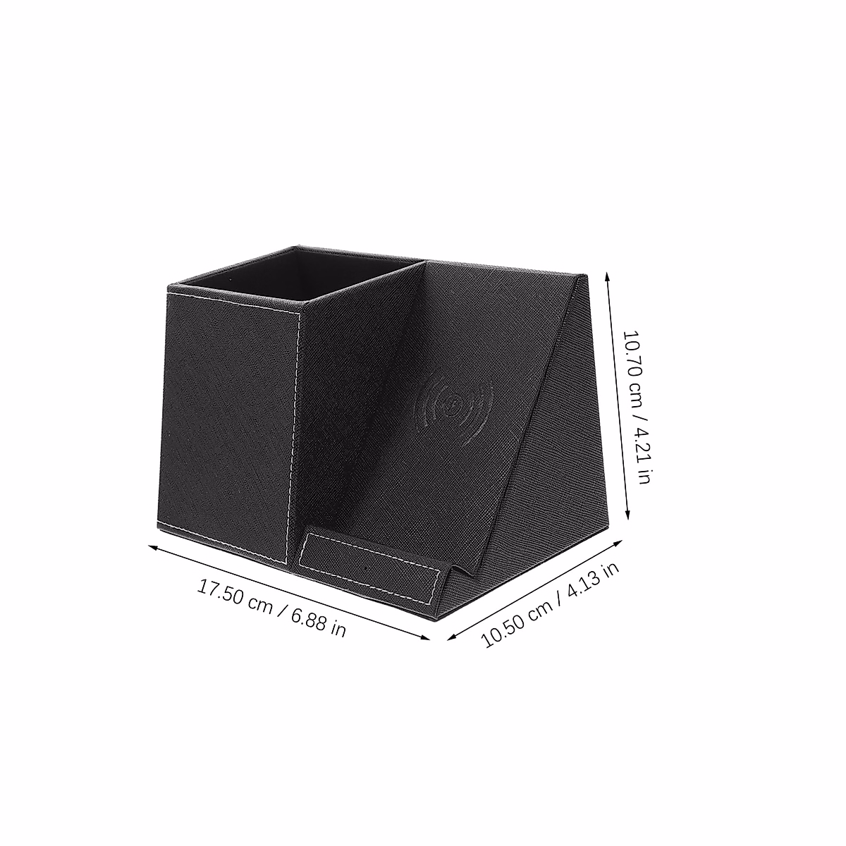 Tofficu Pen Holder Desk Pen Holder Desktop Charging Station Fast Charger Nightstand Charging Nightstand Cell Phone Holder Pen Stand Organizer Iphone8 Pu