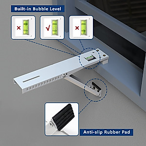 Wintcomfort Window Air Conditioner Bracket, Heavy Duty Support Bracket, Up to 165 lbs, Universal to Fit 5,000 to 22,000 BTU AC Units