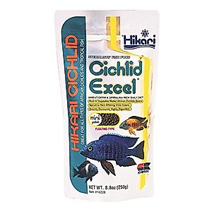 Hikari 8.8-Ounce Cichlid Excel Floating Pellets for Pets, Mini