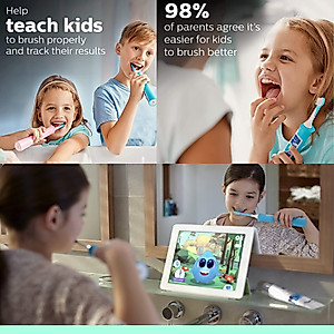 Philips Sonicare for Kids Ice Age, Bluetooth Connected Rechargeable Electric Toothbrush, HX6321/05