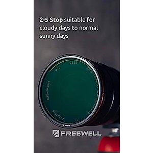 Freewell 82mm Threaded Hard Stop Variable ND Filter Standard Day 2 to 5 Stop