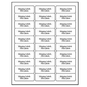 Address Labels for Inkjet Printers 1" x 2-5/8", Pack of 3000 Labels