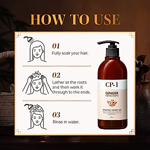 CP-1 GINGER PURIFYING SHAMPOO, Recovery Strengthening care, Scalp care, 16.9 fl oz