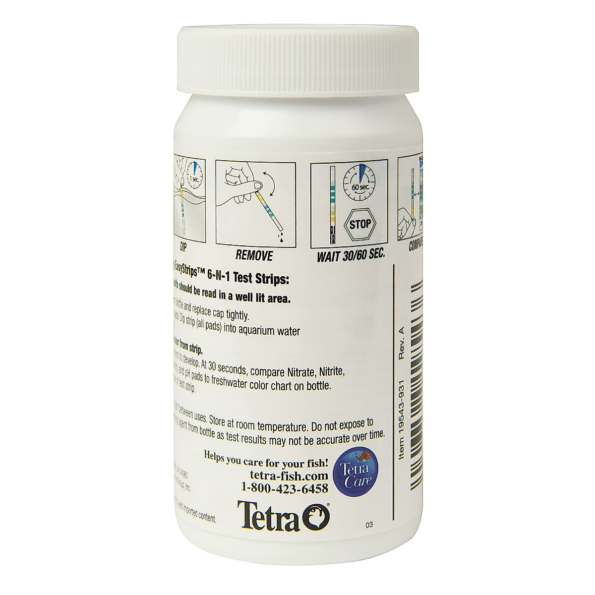 Tetra 1000 Count EasyStrips 6-in-1 Test Strips (pack of 10)