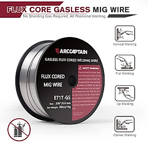 ARCCAPTAIN MIG200 Welder & Flux Core Wire .030"