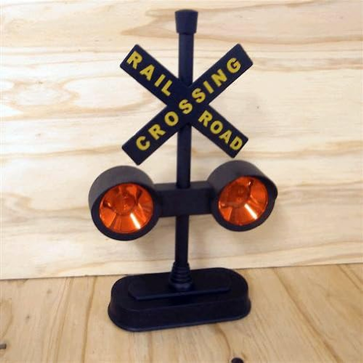 Hayes 15887 Railroad Train / Track Crossing Sign with Flashing Lights and Sounds