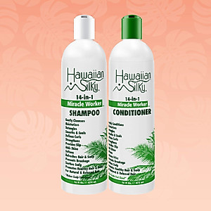 Hawaiian Tropic Tropic Silky 14 In 1 Miracle Worker Conditioner Moisture Detangles Hair 16oz, 16 Oz