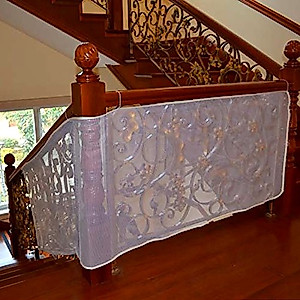 HILTOW Balcony Stairs Safety Net for Children (118inch, Thick)