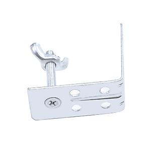 MY MIRONEY 6-Pack Roman Shade Brackets Mounting L Bracket and Wingnut Wall Mount Brackets for Inside, Ceiling or Wall Mount Roman Fold Shade