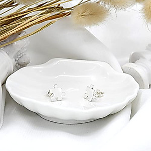 Whimsical Jigsaw Puzzle Piece .925 Sterling Silver Stud Earring