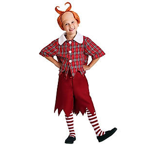 Fun Costumes Munchkin Costume for Kids, Lollipop Guild Member Halloween Outfit Medium (8-10), Red
