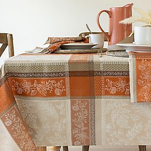 Benson Mills Heirloom Harvest Yarn Dyed Jacquard Fabric Table Cloth, Fall, Harvest and Thanksgiving Tablecloth (60" X 84" Rectangular, Heirloom Harvest)