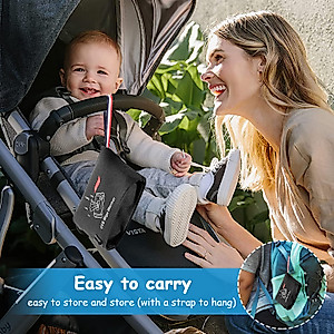 Baby Wipe Warmer, Wipes Dispenser Sunsbell Portable Car Wipes Heater Warmer Baby Wipes Thermostat Heating Bag 9.4 * 6.3Inch DC 12V+USB Home Car Dual-use Baby Wet Wipes Warmer