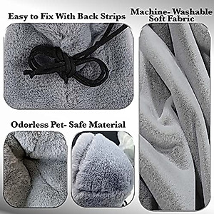 SIMENA Bird Buddy, Corner Fleece Bird Blanket, Cozy Bird Bed Warmer Parrot House for Cage, Cuddle Nest Hanging Toy for Lovebirds Parakeet (Medium)