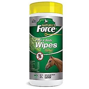 Manna Pro Nature'S Force Face & Body Wipes, 40 Count (Pack of 1)