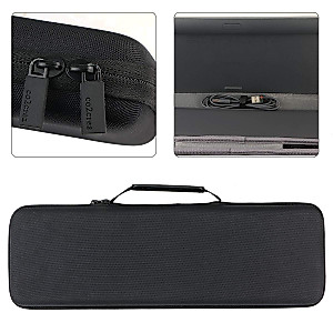 co2CREA Hard Case Replacement for Logitech MX Keys S/MX Keys Advanced Wireless Illuminated Keyboard (Case for MX Keys Keyboard, Black Case)