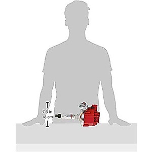 A-Team Performance - HEI Complete Distributor 65K Coil - Compatible with Ford F100 F150 F250 E100 E150 Straight 6 Cylinders 240 300 One Wire Installation Red Cap