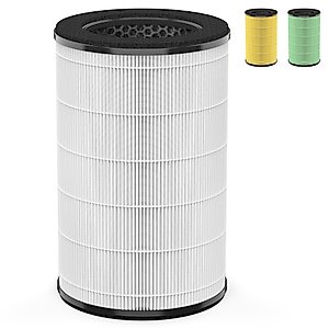 AP-T45 AP-T40FL Replacement Filter Compatible with Homedics Air Purifier Filter Replacement 1461901 for Homedics Total Clean 5 in 1 Air Purifier AP-T40 AP-T40WT AP-T43-WT AP-T45-BK AP-T45-WT, 1-Pack
