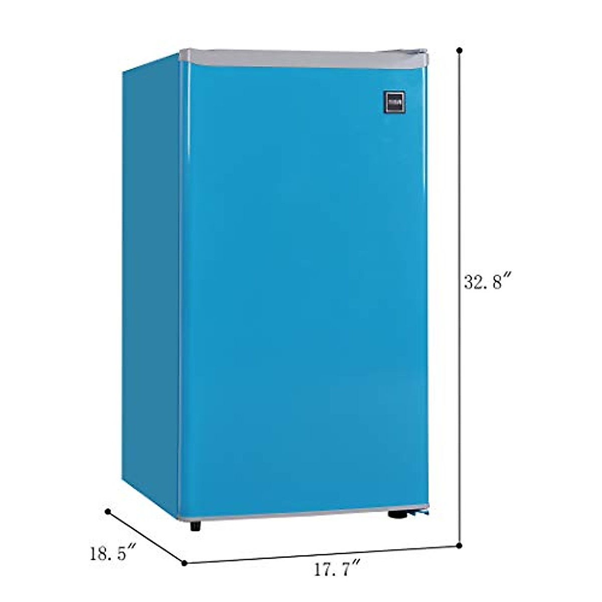 RCA RFR321-FR320/8 IGLOO Mini Refrigerator, 3.2 Cu Ft Fridge, Blue