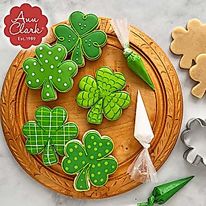 St. Patrick's Day Irish Shamrock Cookie Cutter, 3.75" Made in USA by Ann Clark