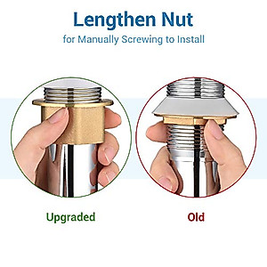 Aquaterior 23" x 18" Rectangle Drop In Bathroom Sink White Ceramic Above Counter Semi Recessed Vessel Sink with Widespread Faucet Holes,Drain