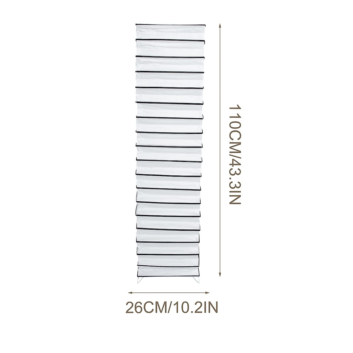 Uonlytech Rice Paper Paper Floor Lamp Shades Nordic Style Table Lampshades Chandelier Light Cover Protector for Home Hotel Bedside Desk Floor Lamp, Black Floor Lamps