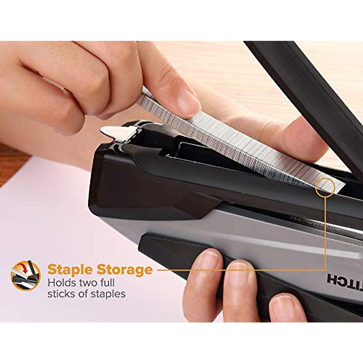 Bostitch InPower 20 Spring-Powered Desktop Stapler