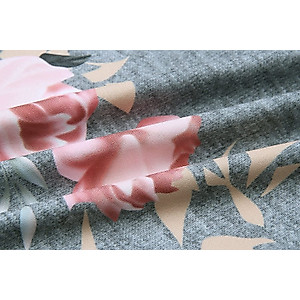 X-Image Women's Fold Over High Waist Wide Leg Long Palazzo Pants Light Grey, Medium