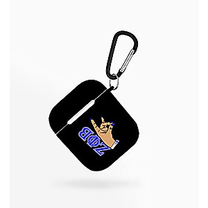 KGEVOCL Silicone Case with Keychain Compatible with AirPods Case 1 & 2 Easy Outdoors to use Supports Wireless Charging