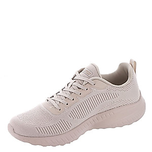 Skechers Women's Bobs Squad Chaos – Face Off Sneaker, Nude, 8.5