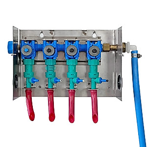 4-Products Spray Bottle Cleaning Chemical Dilution Dispensing Proportioner for Application in Hotel, School, Store, Restaurant, Hospital, 8134-4B-1G