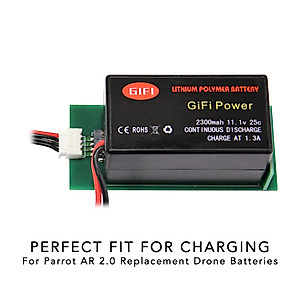 MaximalPower Drone Balance Charger with Adapter Converter for Parrot AR 1.0 & 2.0 2000-23000mAh Drone Batteries