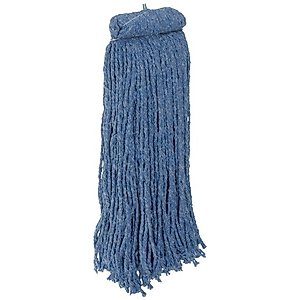 Rubbermaid Commercial Premium Bolt-On Cut-End Blend Mop, 20-Ounce Size, Blue (FGF56700BL00)