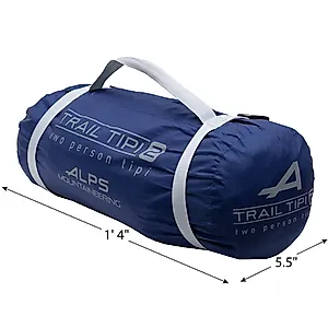 ALPS Mountaineering Trail Tipi 2-Person Tent - Gray/Navy