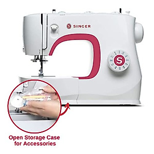 SINGER | MX231 Sewing Machine With Accessory Kit & Foot Pedal - 97 Stitch Applications - Simple & Great for Beginners