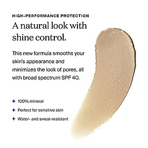 Supergoop! Mineral Mattescreen SPF 40 - 45 mL - 100% Mineral, Oil-Free Broad Spectrum Sunscreen - Smooths Skin’s Appearance, Minimizes Pores & Controls Shine - Water & Sweat Resistant