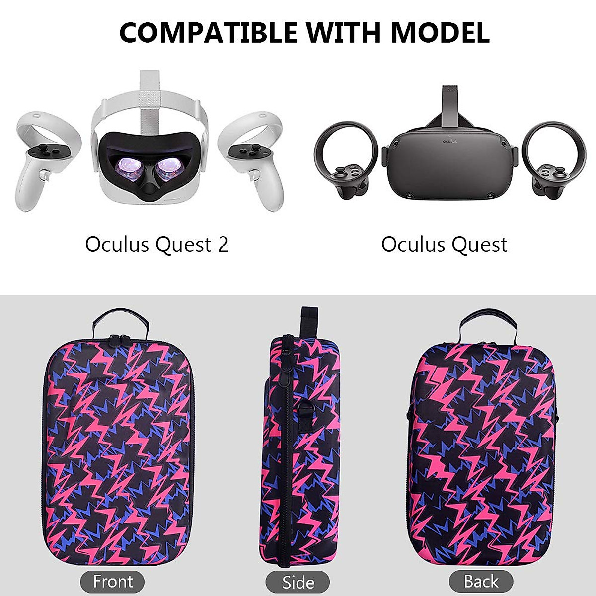 Mayardfun Liphontcta Pinson Hard Travel Case Compatible with Oculus Quest 2 /