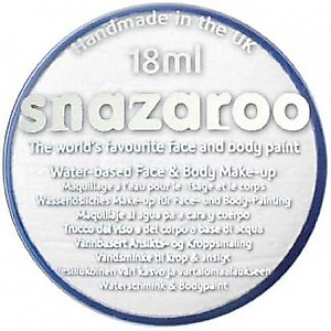 Halloween Snazaroo Black & White Water Based Face & Body Paint Fancy Dress Set