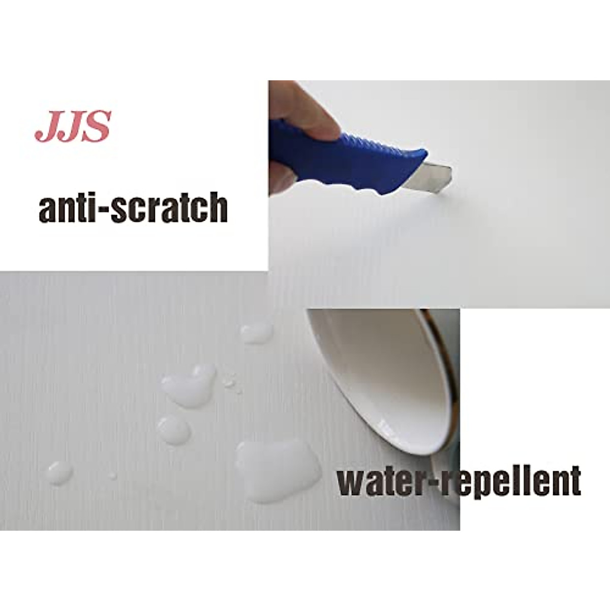 JJS 3 Drawer Rolling Wood File Cabinet with Locking Wheels, Home Office Portable Vertical Mobile Wooden Storage Filing Cabinet for Letter Size, White