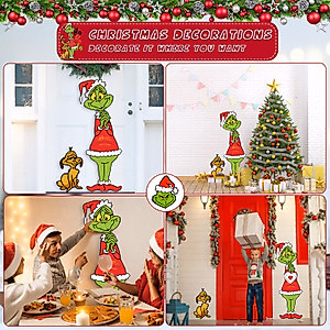 Large Funny Christmas Decorations, Christmas Classic Cardboard Cutouts for Xmas Wall Door Tree Porch Window Decor (Style1)