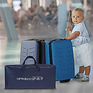 SPRINGSPIRIT Pack and Play Mattress Bag, Carry on Bag, Trifold Playard Carry Case, Multi-use Carrying Storage Bag for Travel, Portable & Durable Moving Bag, Waterproof (26"×12.5"×5.5")