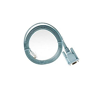 RW RoutersWholesale CAB-CONSOLE-RJ45 - DB9 to RJ45 Console Cable, 6 Ft for Cisco