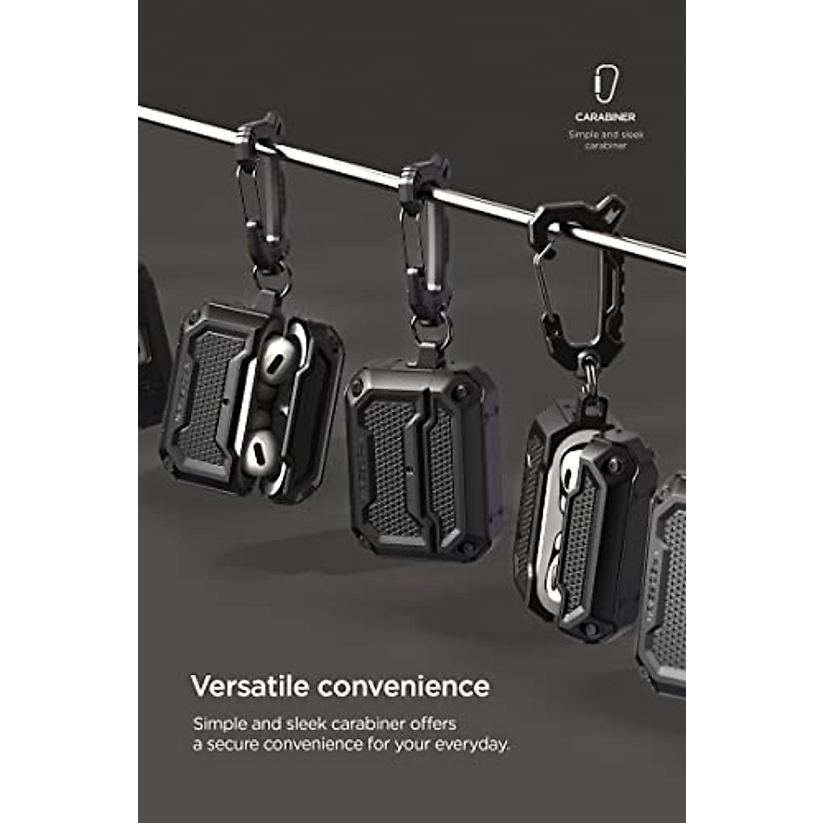 VRS Design Terra Guard Fit Airpods Pro Case for Apple Airpods Pro 2nd Generation (2022)