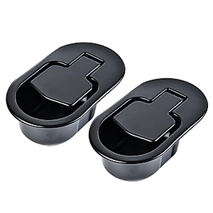CIYODO 2pcs Versatilen Chair Pull Handle Metal Handle Part Black Lounge Chair Black Recliner Metal Legs for Furniture Recliner Pull Handle Replacement Aluminum Alloy
