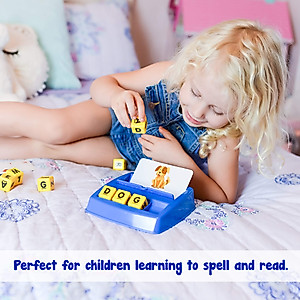 Little Treasures Matching Letter Game, Teaches Word Recognition, Spelling, and Increases Memory, 3 Years and Up