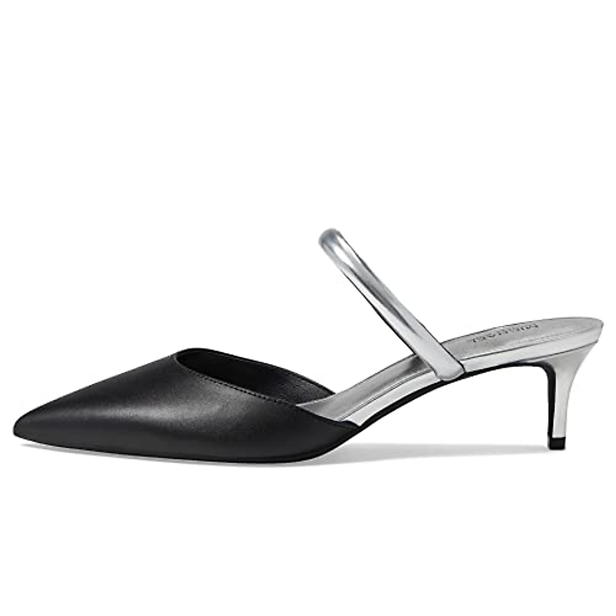 Michael Kors Jessa Flex Mule Kitten Black/Silver 8 M