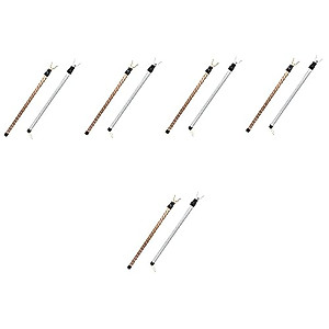 Cabilock 10 Pcs Pull up Bar Outdoor Blinds Curtains Outdoor Clothing Toilet Paper Holder Retractable Clothesline Prop Telescoping Garment Retractable Clothesline Rods Clothes Fork Pole CD